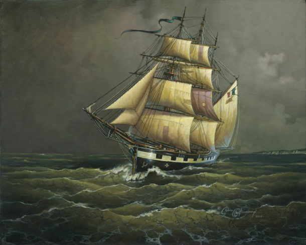 The Crossing of the Ghost Ship Bonnie Bowes | Picture This! framing ...